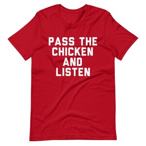 Pass the Chicken and Listen T-shirt, Funny Gift, Oldies, Classic Rock ...