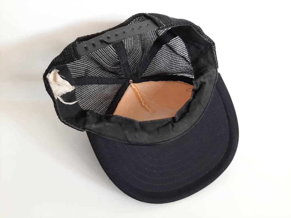 The Rolling Stones 1980's True Vintage Snap Back Trucker Hat, Black ...