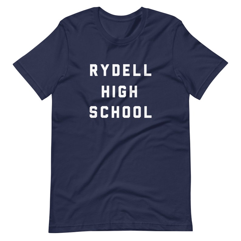 Rydell High School T-shirt Grease Danny Zuko John Travolta | Etsy