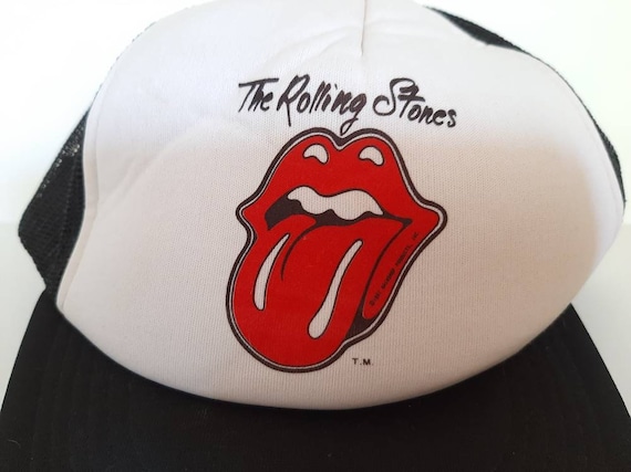 Rolling Stones True Vintage Trucker Snapback Hat From… - Gem