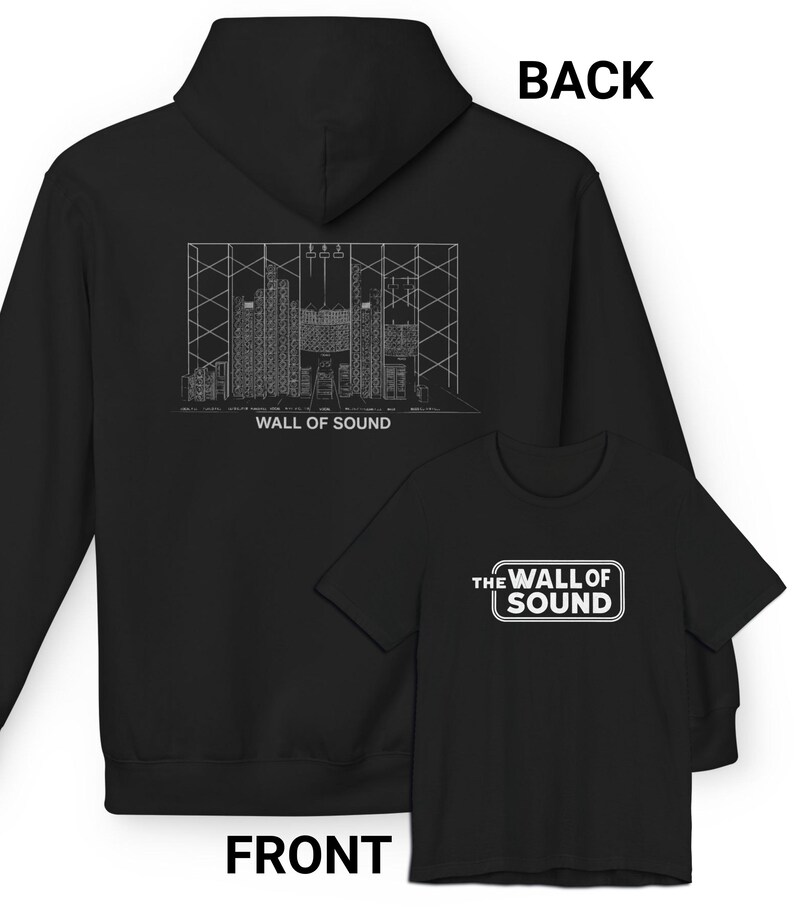 The Wall Sound System T-shirt, PA, the Dead, Jam Band, Jerry Garcia ...