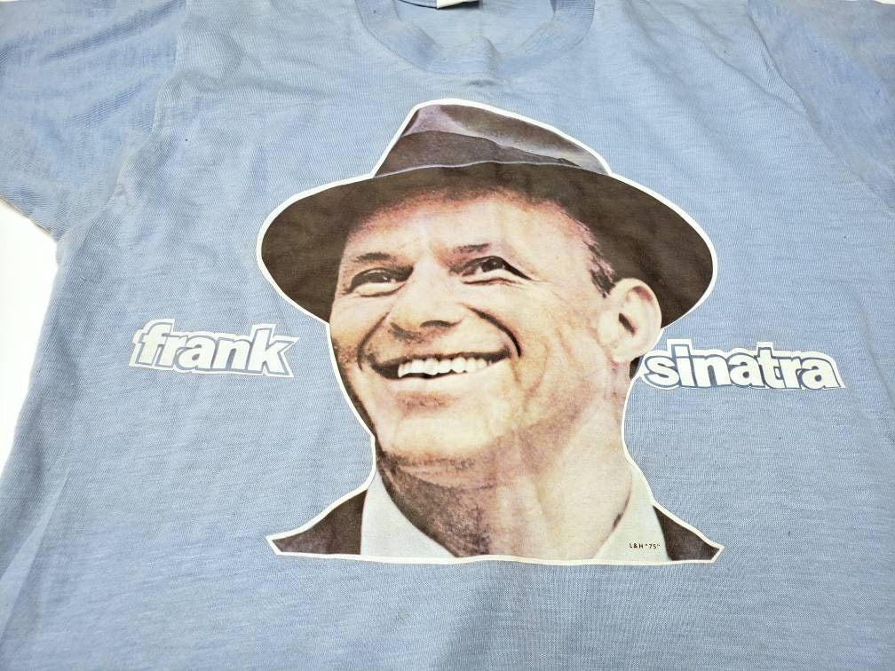Frank Sinatra True Vintage Iron on Classic T-shirt From the | Etsy