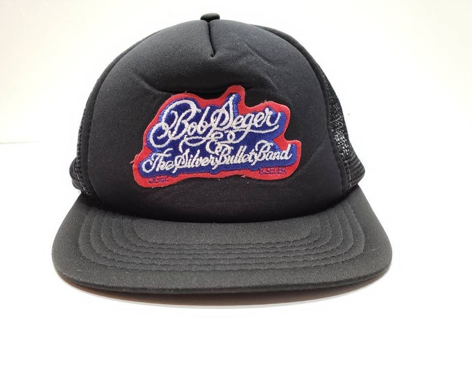 Bob Seger 1980s True Vintage Trucker Hat! Original Vintage Tour Hat ...
