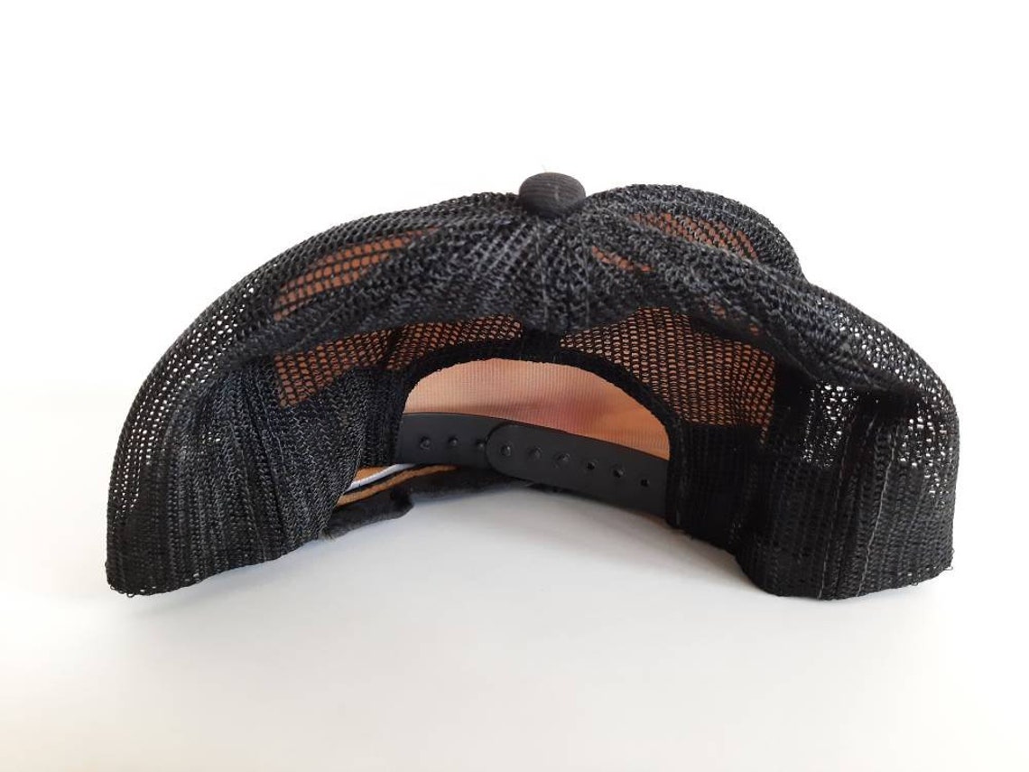 The Rolling Stones 1980's True Vintage Snap Back Trucker Hat, Black ...