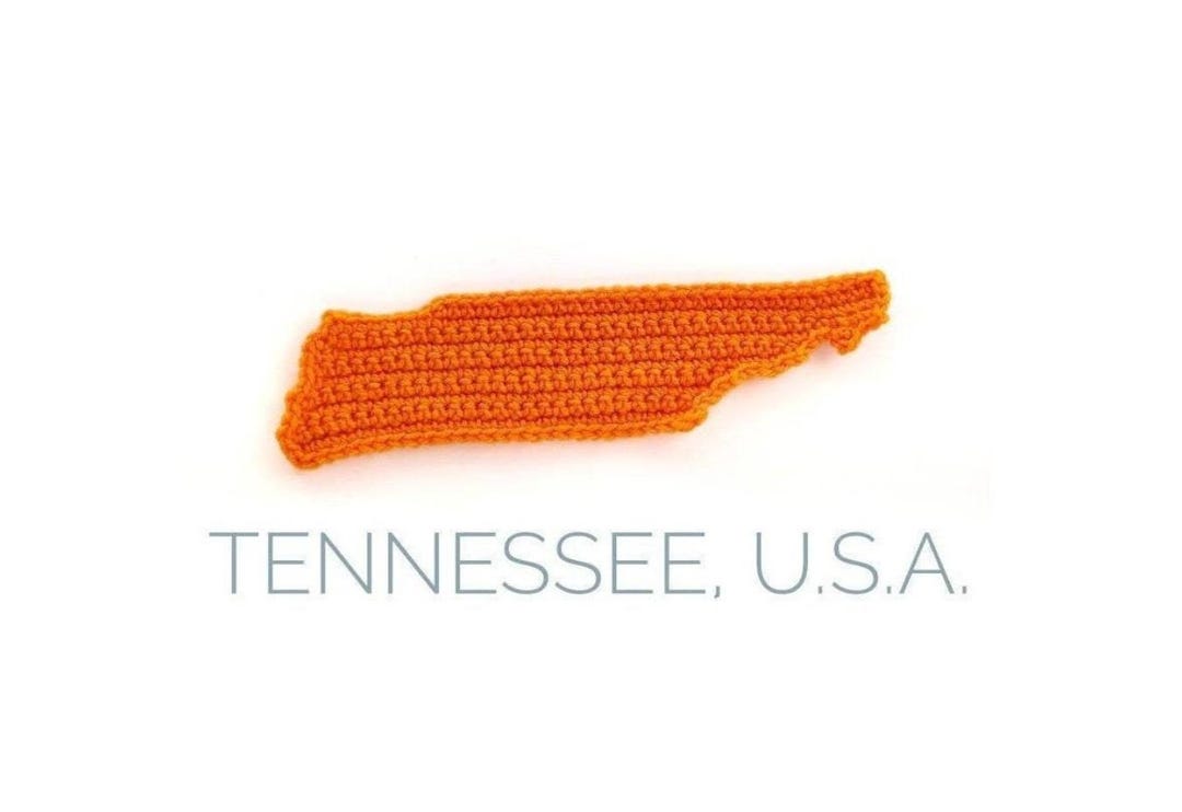 Tennessee Crochet Pattern, State Applique (PDF Pattern) - Etsy