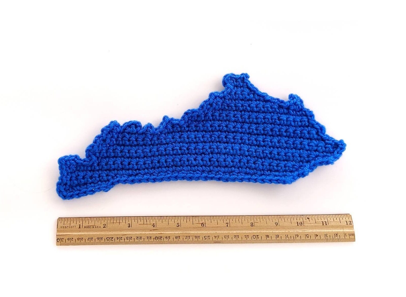 Kentucky Crochet Pattern Kentucky Shape Crochet Applique 50 - Etsy