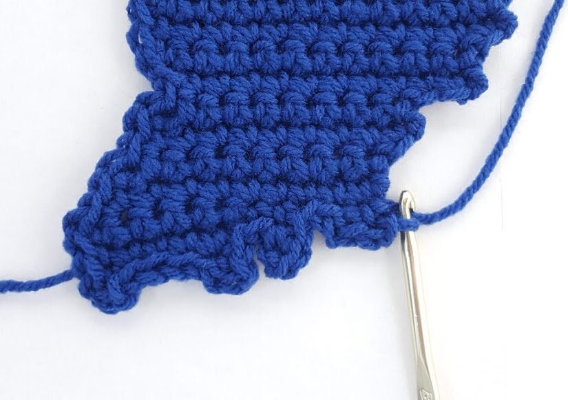 Indiana Crochet Pattern State of Indiana Crochet Applique | Etsy