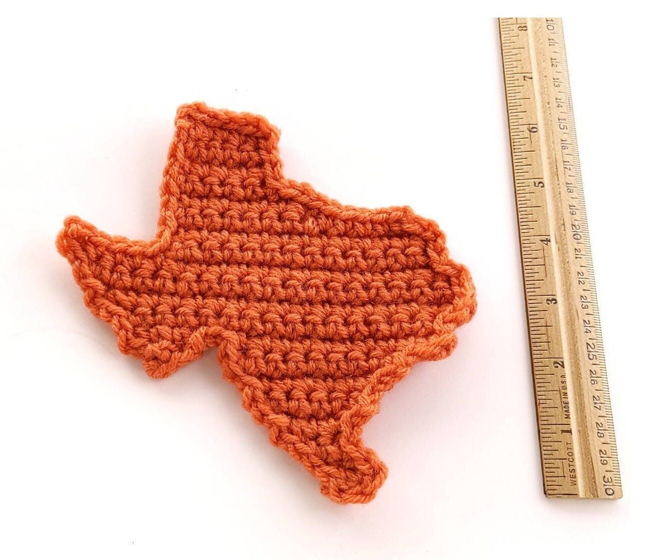Texas Crochet Applique Pattern (digital Download) - Etsy