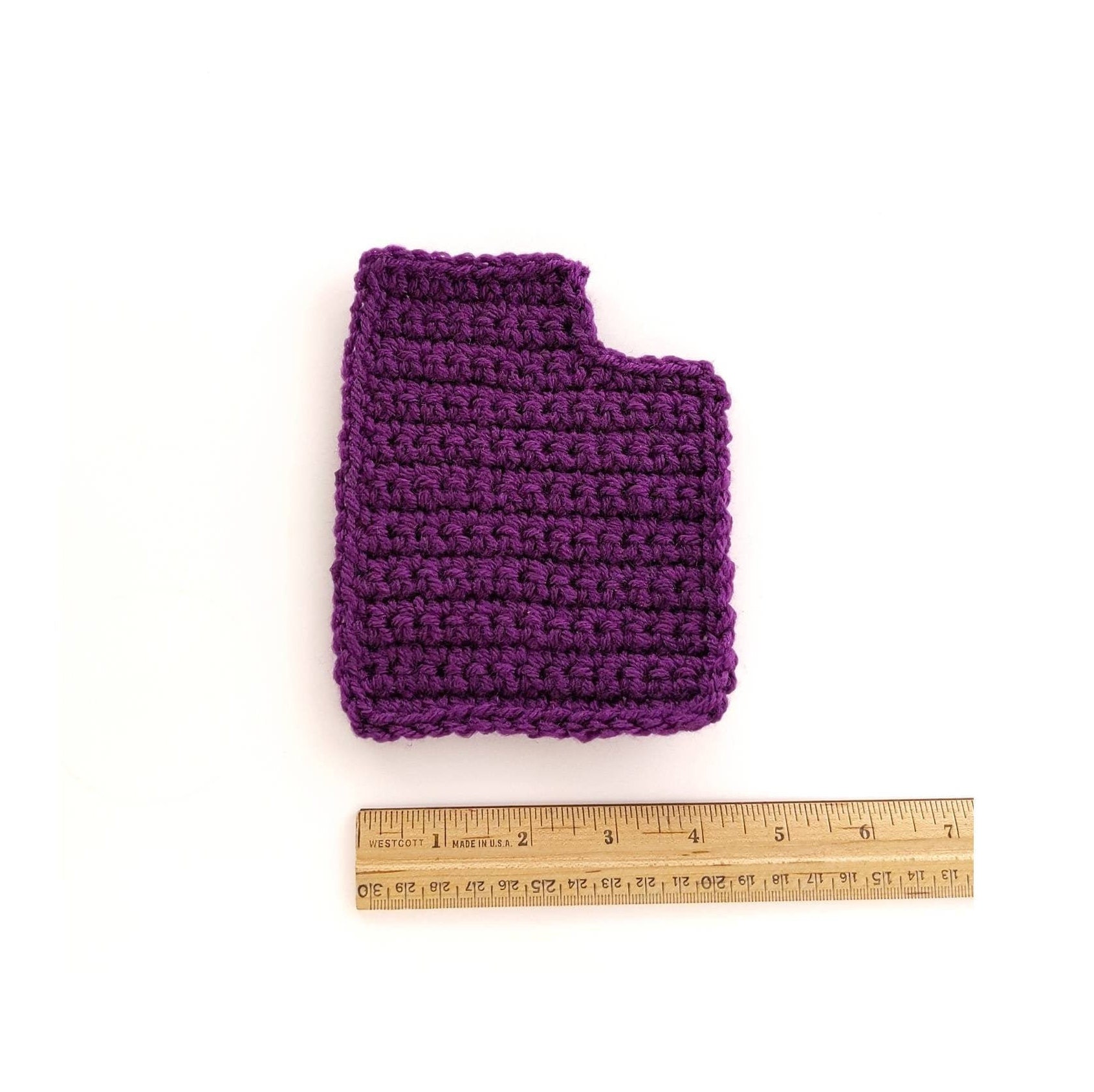 Utah Crochet Pattern, State of Utah Crochet Applique, Map of Utah ...