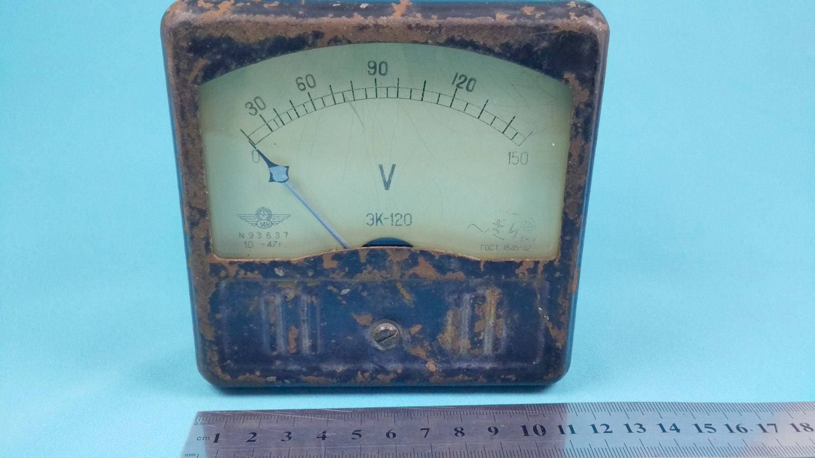 Rare Antique Voltmeter Industrial Measuring Devices Retro | Etsy