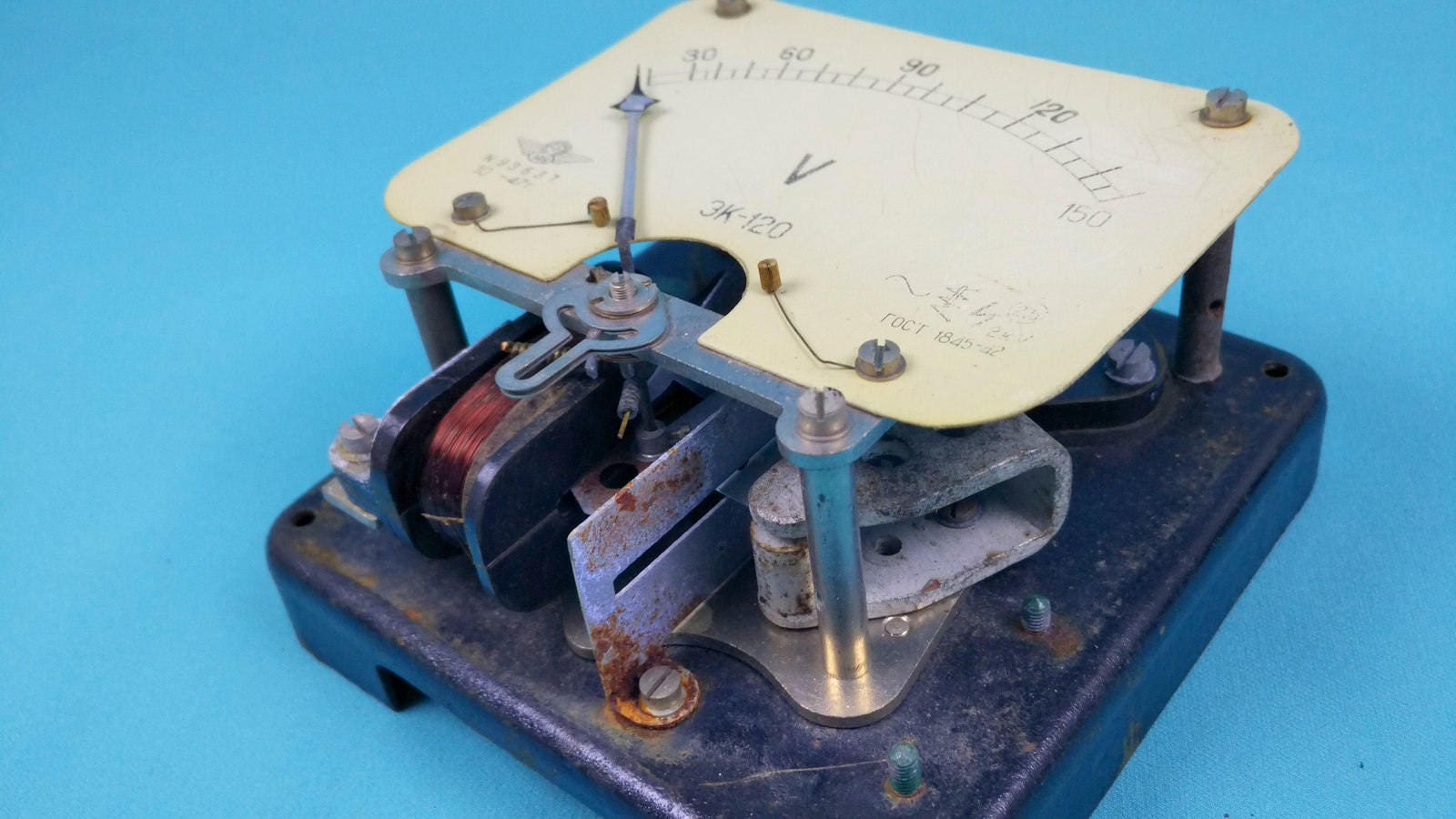 Rare Antique Voltmeter Industrial Measuring Devices Retro | Etsy