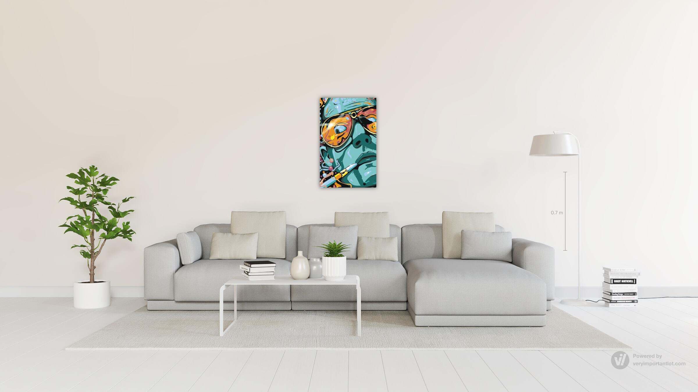 Pop Art Portrait Vibrant Acrylic Painting - Etsy