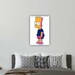 Modern Pop Art Bart Simpson Canvas | Customizable Sizes - Etsy