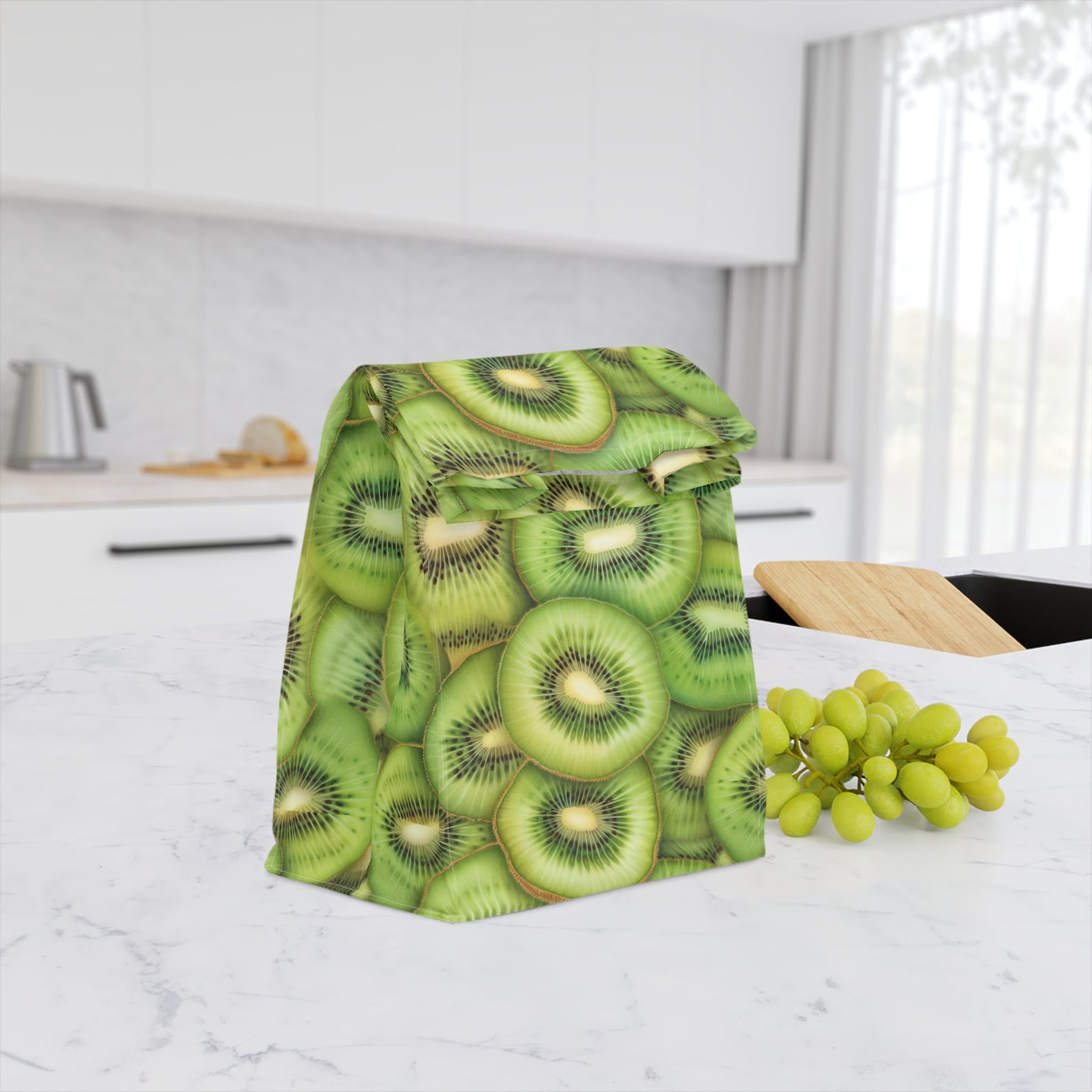Sustainable Reusable Lunch Bag Insulating With Magnet Closure Kiwi - Etsy