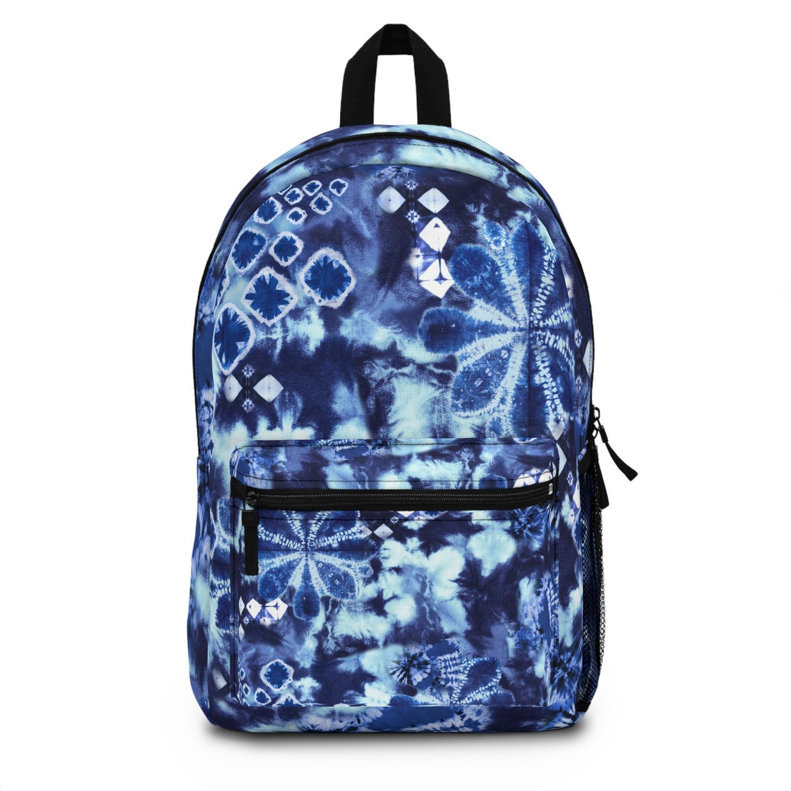 Batik Backpack Black and Blues Back to School - Etsy