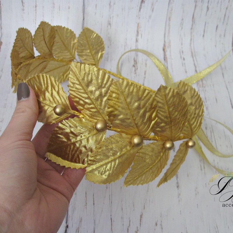 Gold Laurel Wreath - Etsy