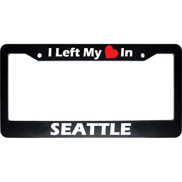 Seattle License Plate Frame - Etsy