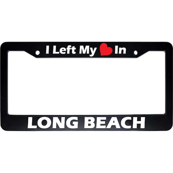 Long Beach License Plate Frame - Etsy