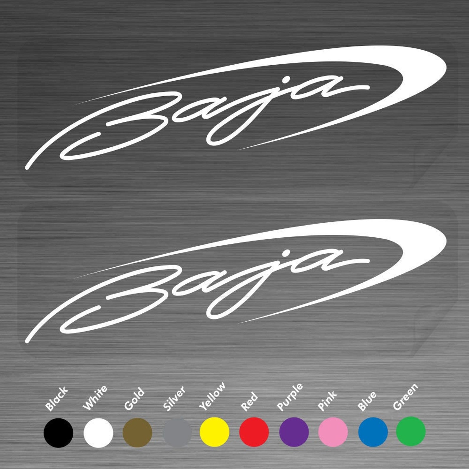 Baja Boat Outboard Motor Marine Decals Vinyl Stickers One Pair A Set of ...