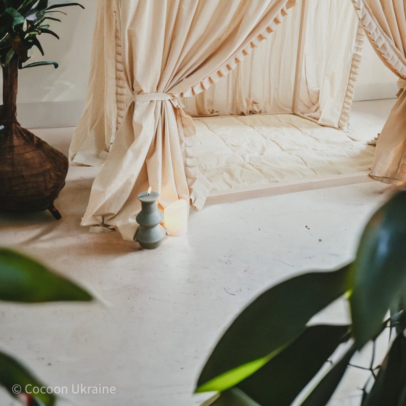 Big Canopy Teepee Teepee Tent Teepee for Todler Tipi for - Etsy