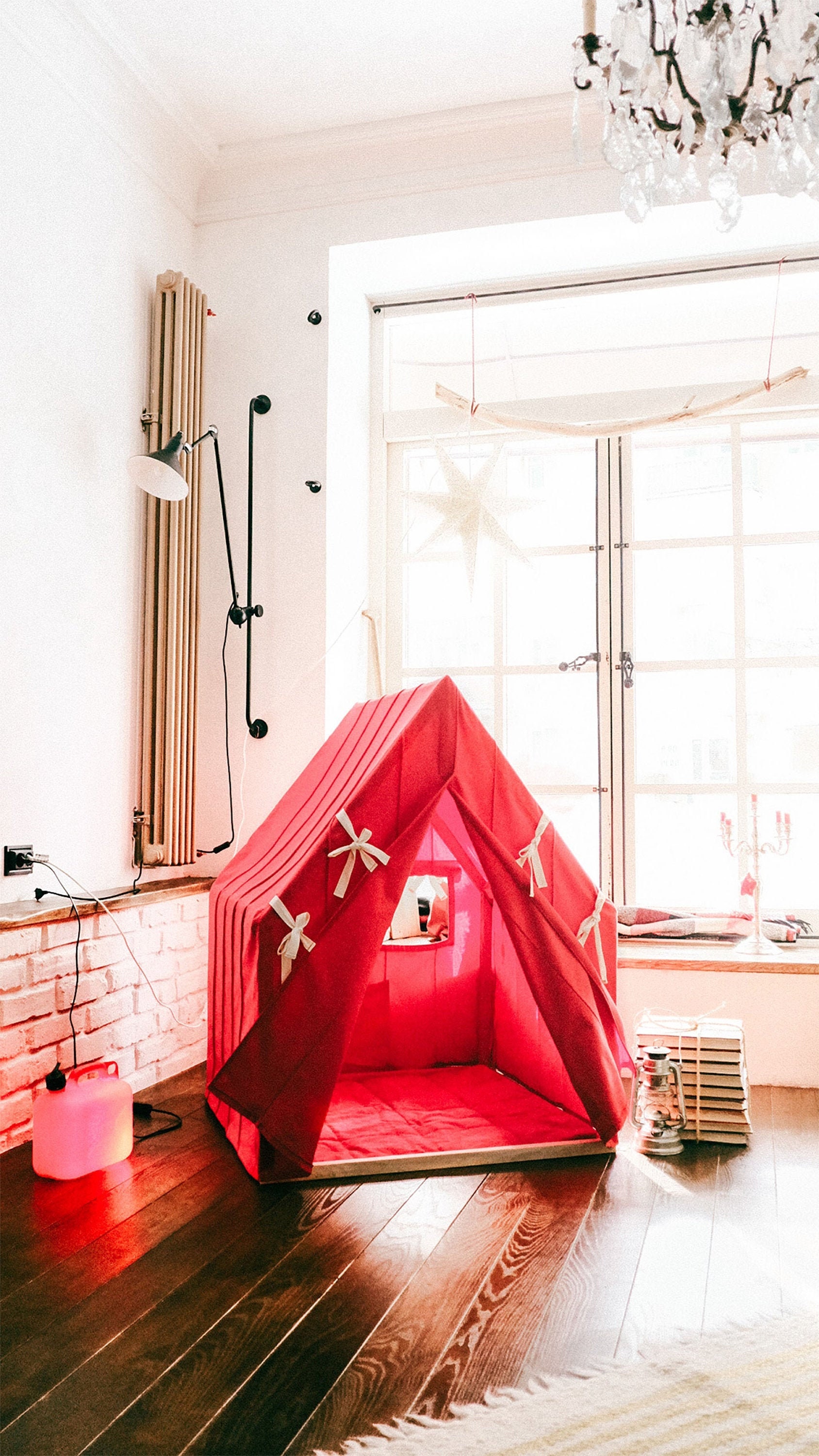 Red Play House Teepee for Kids Teepee Tent First Birthday - Etsy