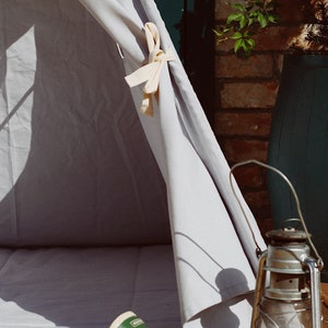 Minimalistic Gray Play Tent, Play Tent, Tent for Kids, Play Tent for ...