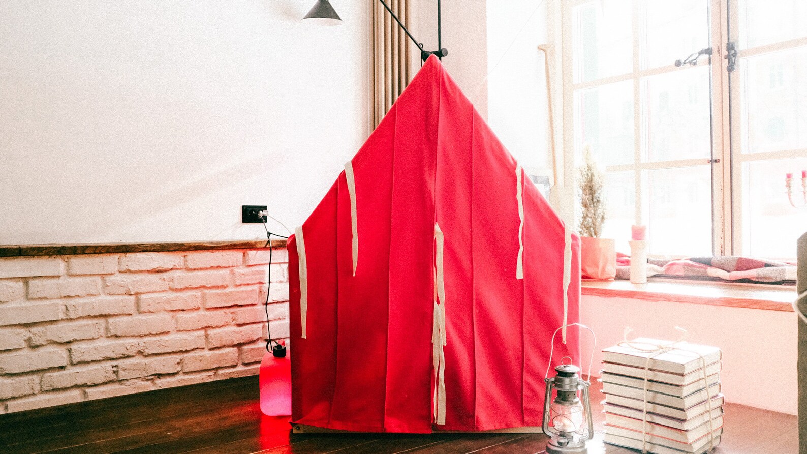 Red Play House Teepee for Kids Teepee Tent First Birthday - Etsy