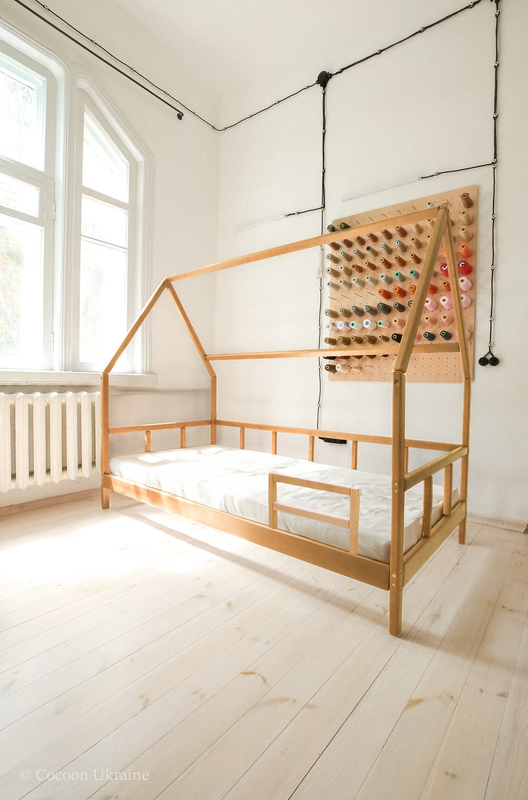 Detachable Montessori Bed Rail - Child & Toddler Safety Guard for ...