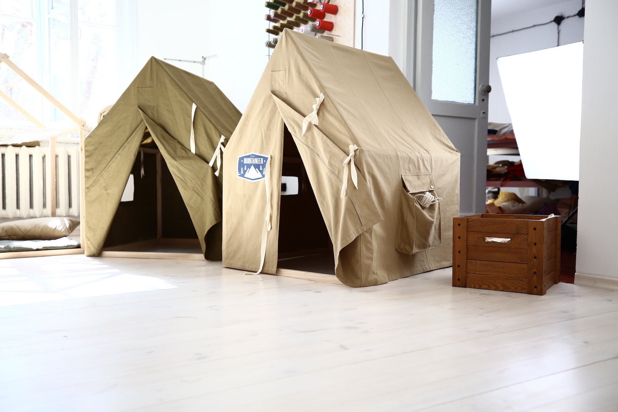 Cabin Playhouse Canvas Camping Bushcraft Tent Tents for 8 Year Olds Army Tent House for Kids Bedouin Play House Christmas Presents Etsy