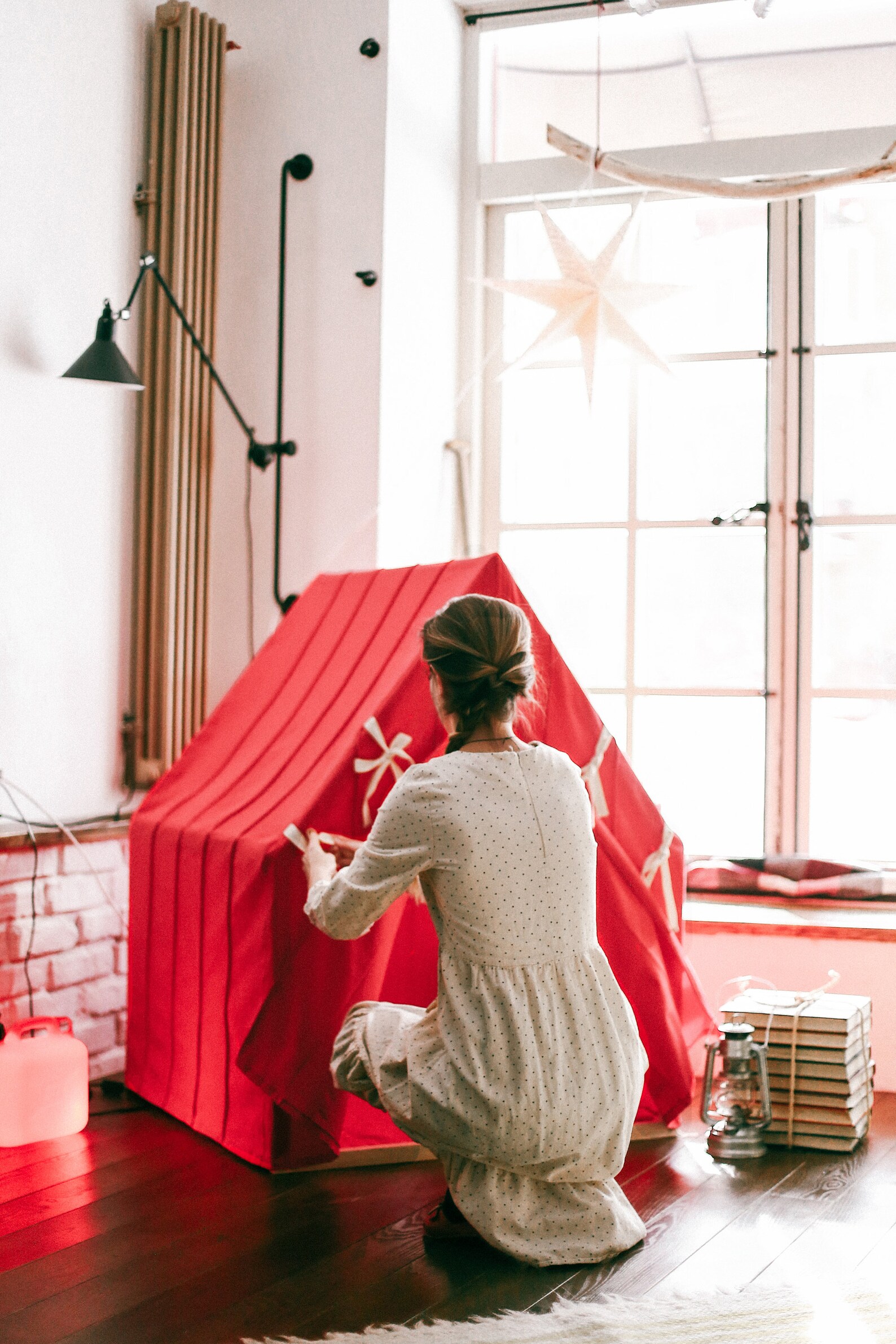 Red Play House Teepee for Kids Teepee Tent First Birthday - Etsy