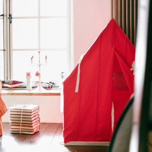 Red Play House , Teepee for Kids, Teepee Tent First Birthday Gift - Etsy