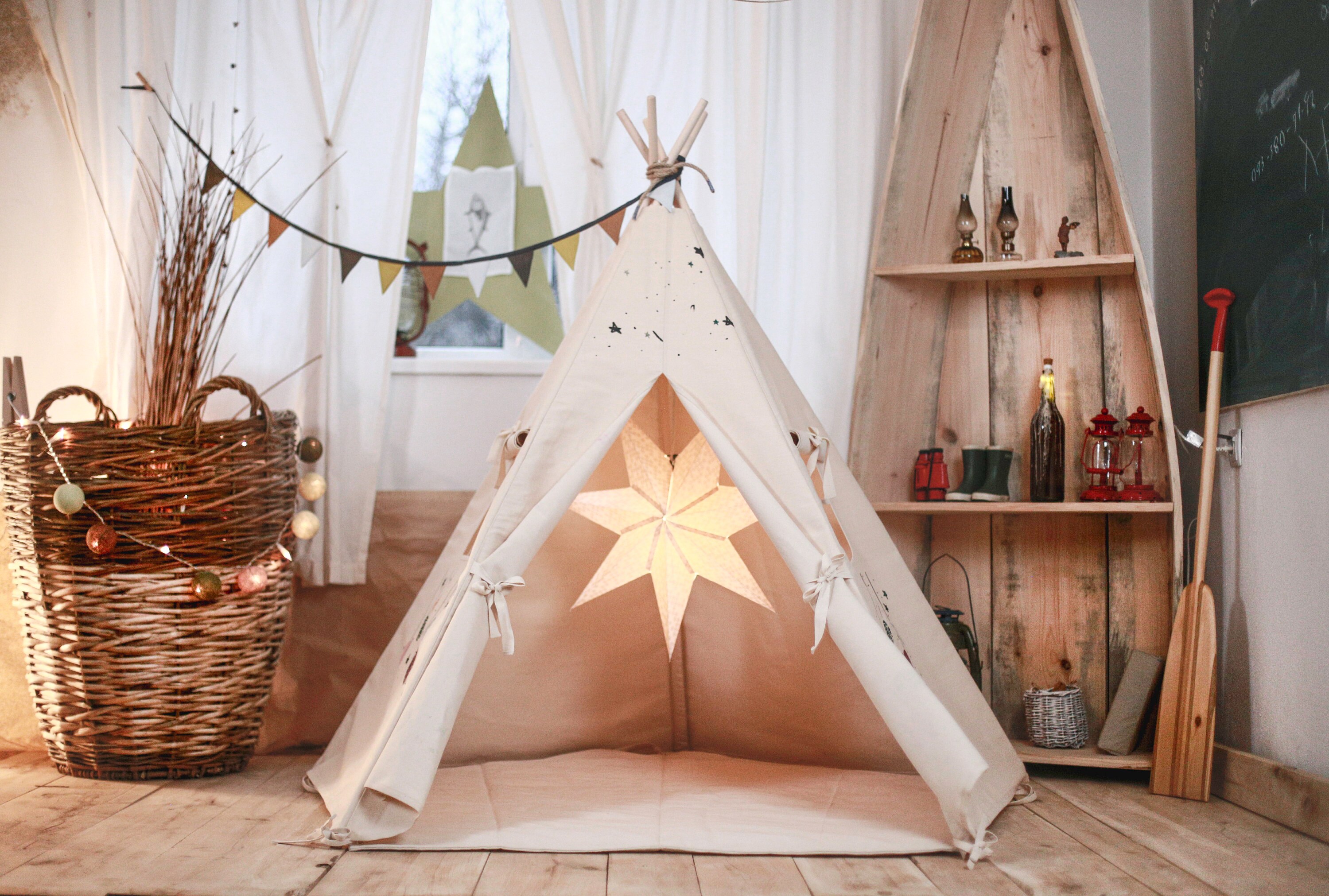 Big Teepee Solar System 5 Sides Teepee Tent Teepee for Adult | Etsy