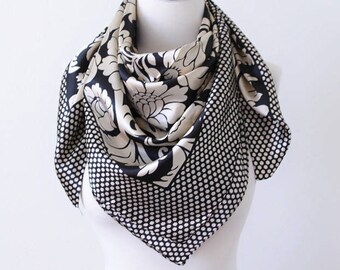 Large square scarf | Etsy