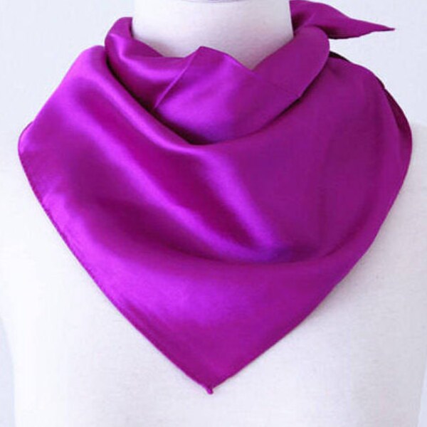 Purple Silk Scarf - Etsy