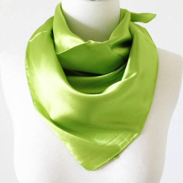 Lime Green Scarf - Etsy