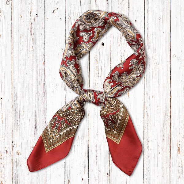 Red Head Scarf - Etsy