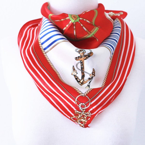 Nautical Scarf - Etsy
