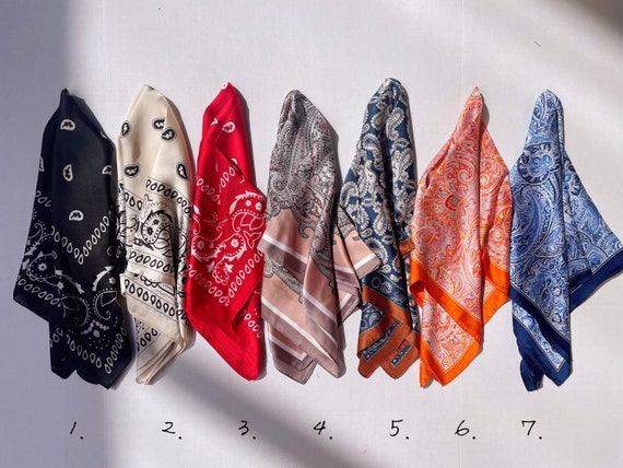 Yellow And Blue Bandanas