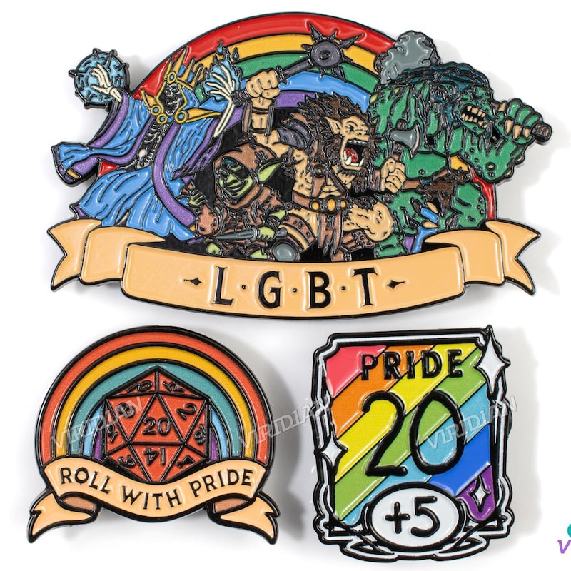 Dnd Enamel Pin - Etsy