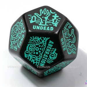 Monster Generator Die | D&D Random Encounter Creation Dice, Enemies ...