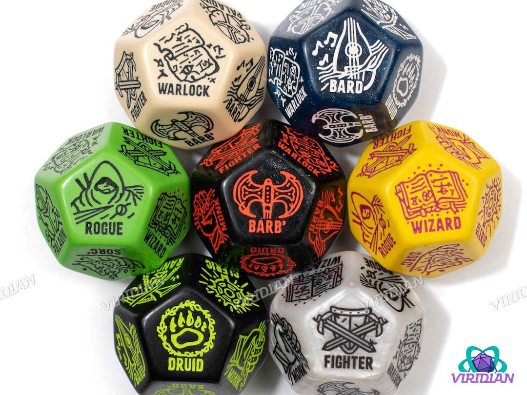 Class Generator Die: Random Dnd TTRPG Character | Giant D12 (1) - Etsy