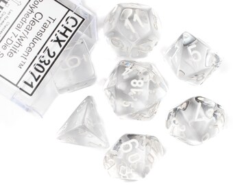 Clear Dice | Etsy