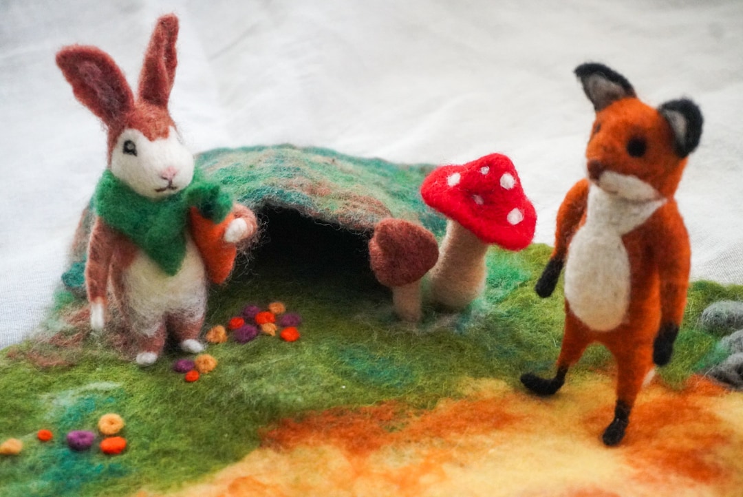 Enchanted Forest Play Scene | Play Mat Playscape | Waldorf Pretend Play ...