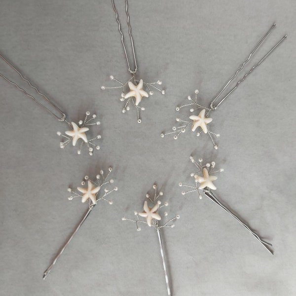 Starfish Hair Pin - Etsy