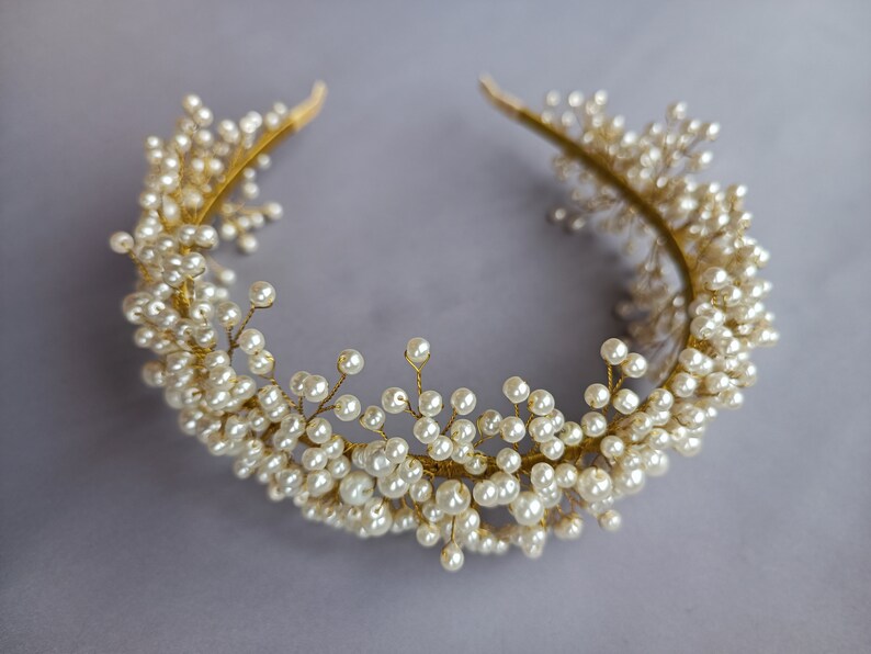 Spring Prom Babys Breath Headband Bridal Headband Floral Babys | Etsy