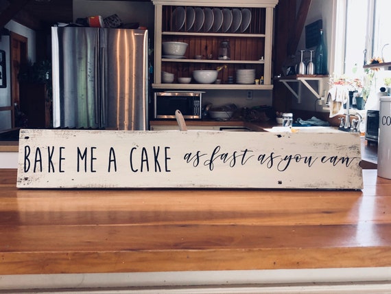 Bake Me A Cake as Fast as You Can - Etsy