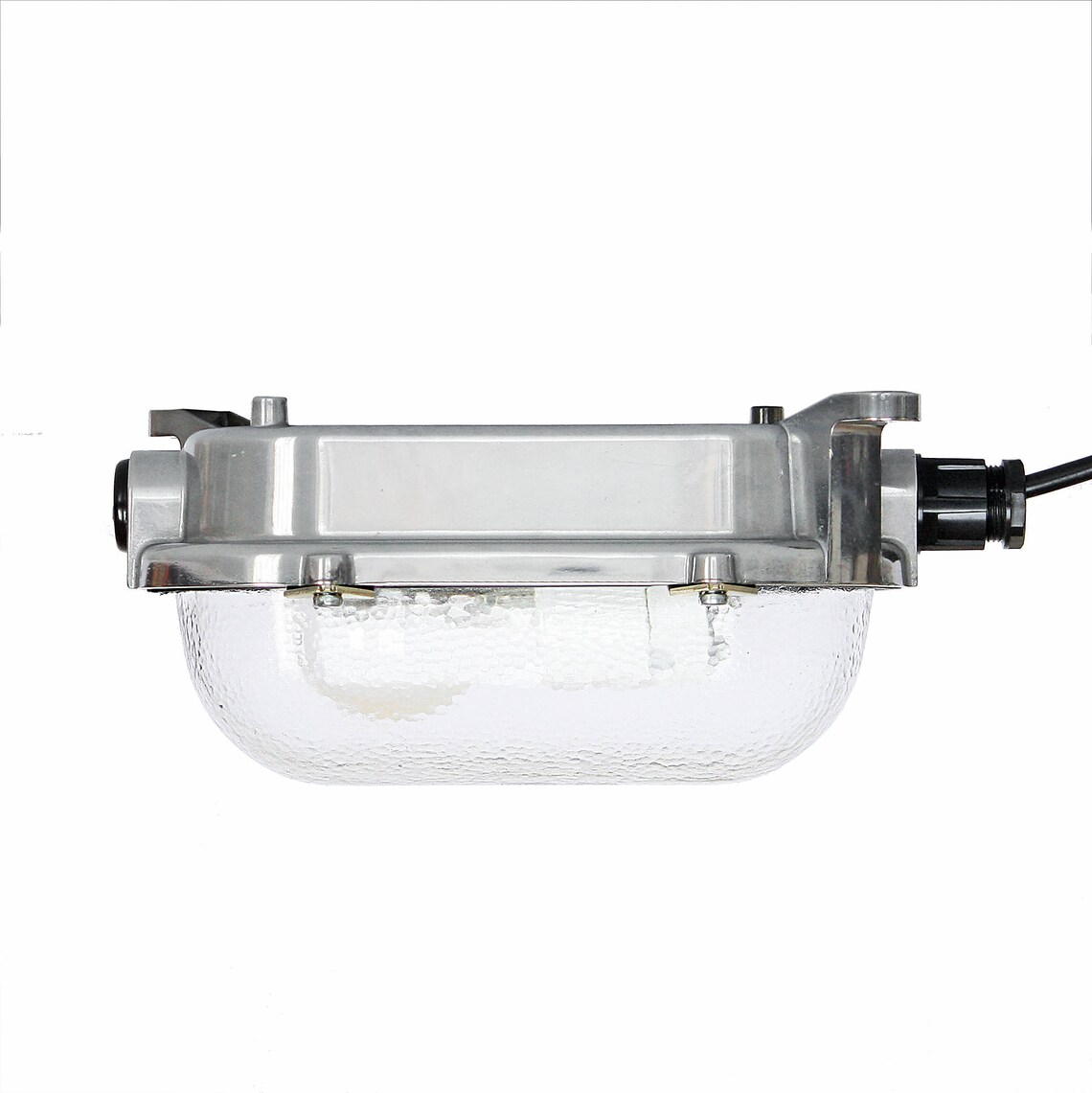 Vintage Surface-mounted Capsule-shaped Bunker/bulkhead Lamp With Highly ...