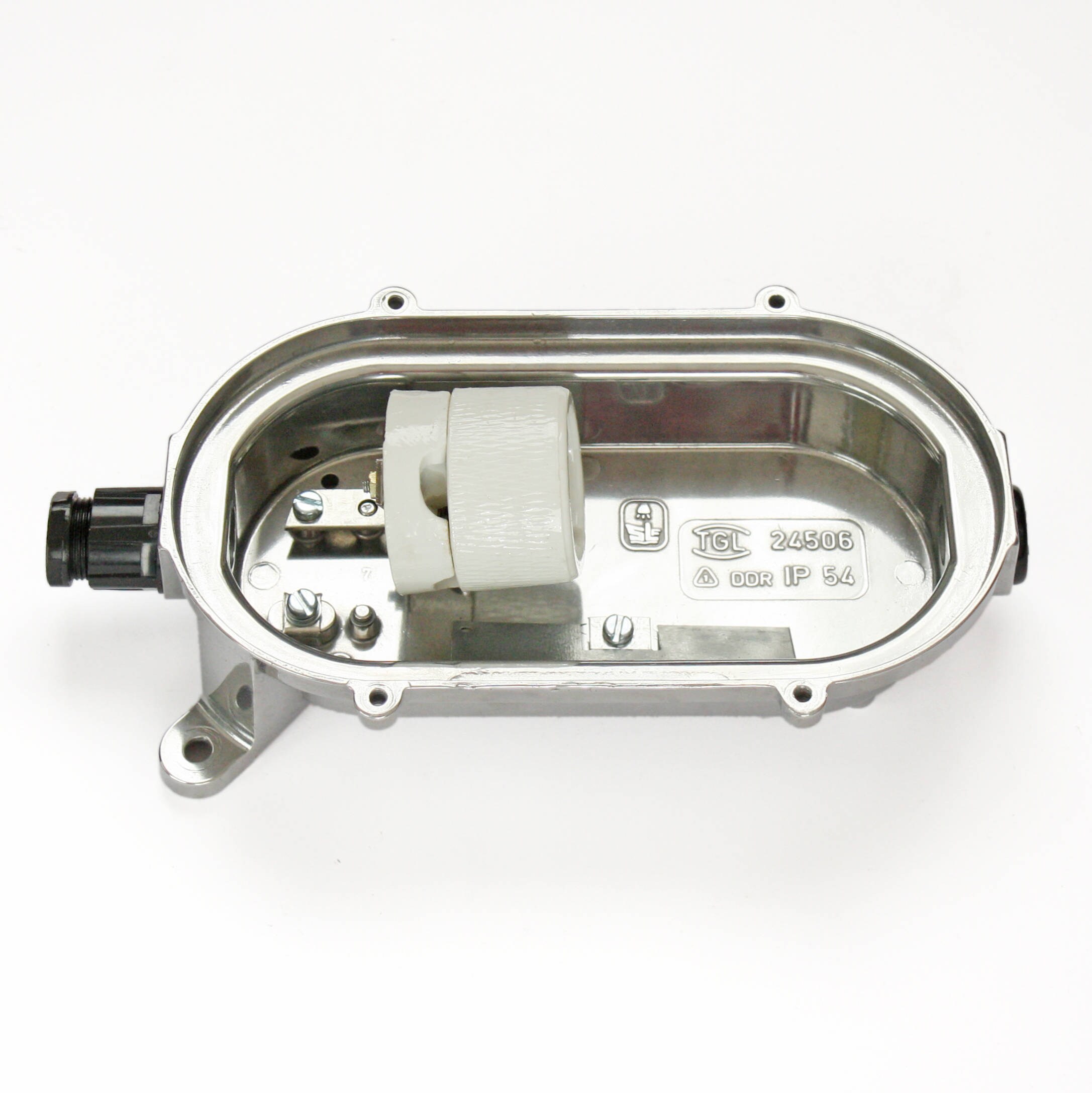 Vintage Highly Polished Aluminum Factory/bunker Lamp for Home, Yard ...