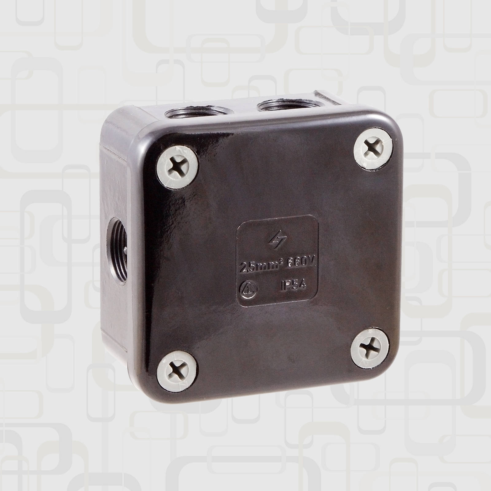 IKA Square Black Bakelite Junction Box - Etsy