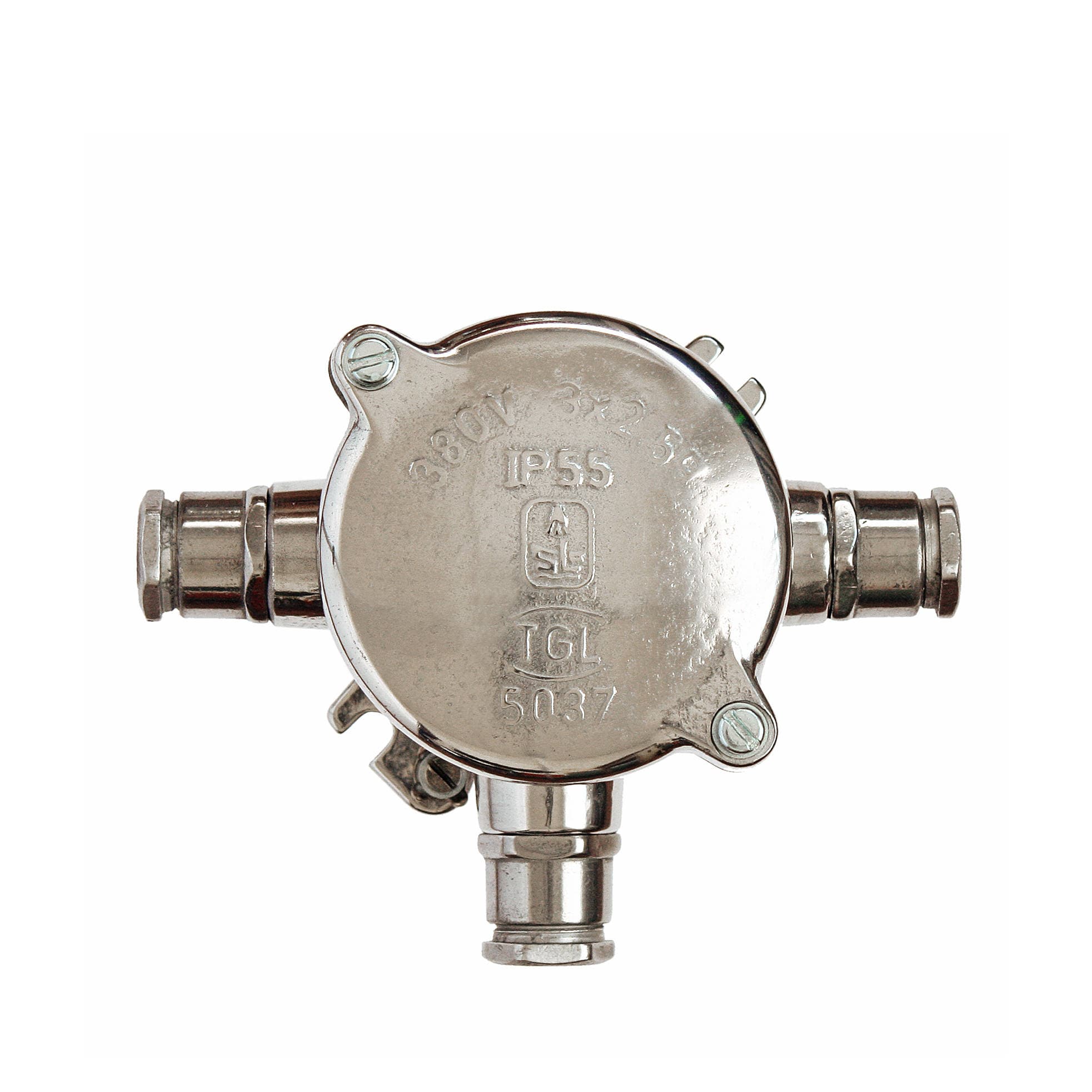 Vintage Industrial Surface-mounted Aluminum 3-way Junction Box With a ...